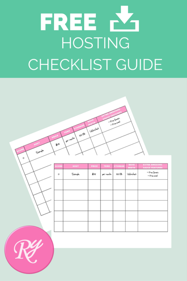 Choose the best Host for your blog (checklist) - Ivory Mix
