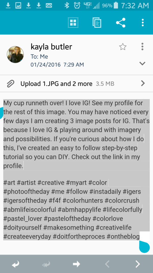 Create a 3 part Instagram Post for Increased Engagement - Ivory Mix