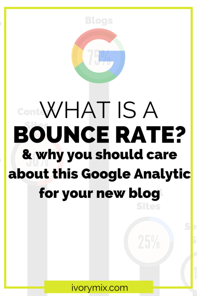 What is a bounce rate? Learn how to fix your blog now. - Ivory Mix
