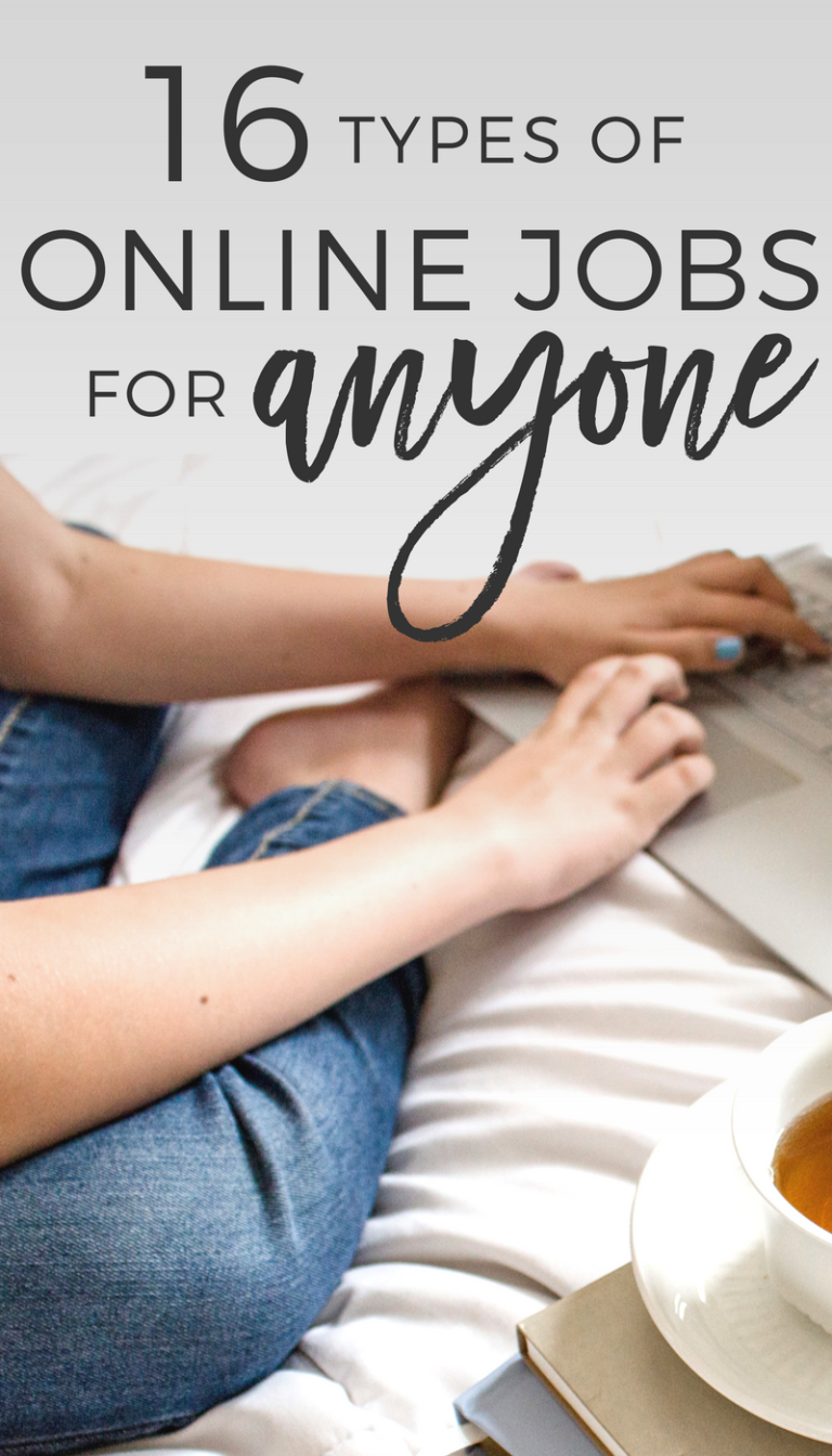 16 Types of Online Jobs for Anyone - Ivory Mix