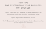 How to Create Systems for Your Online Business - Ivory Mix