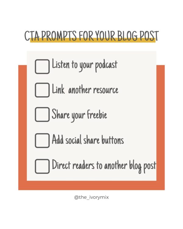 How to Create & Structure your Blog Posts for Success - Ivory Mix