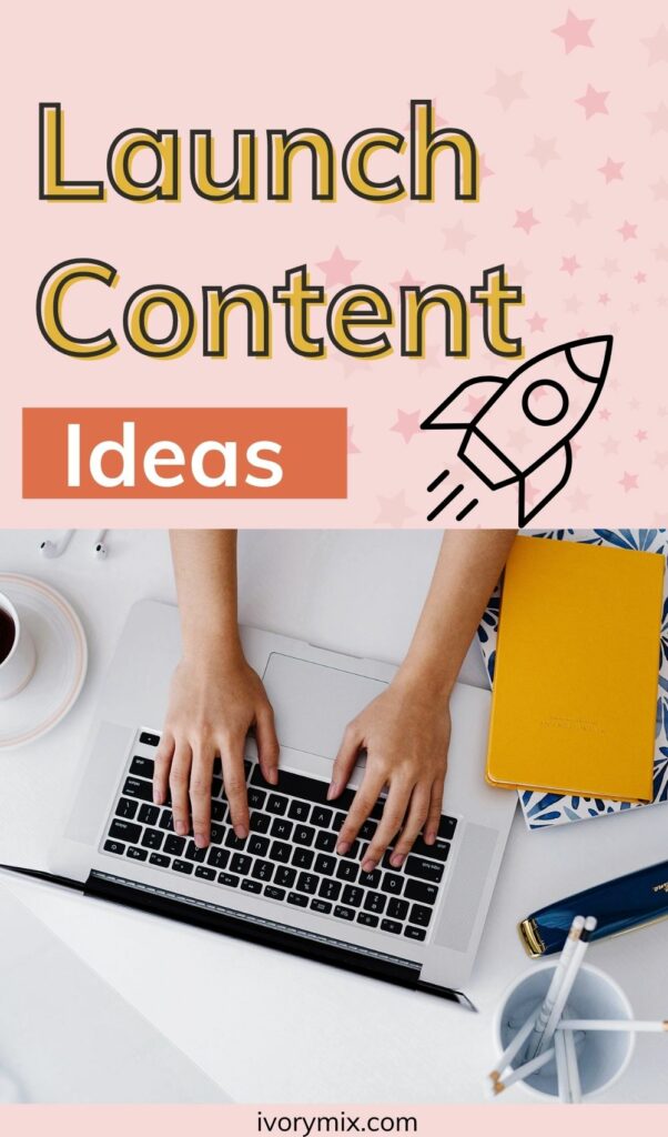 Instagram content ideas for a launch - Ivory Mix
