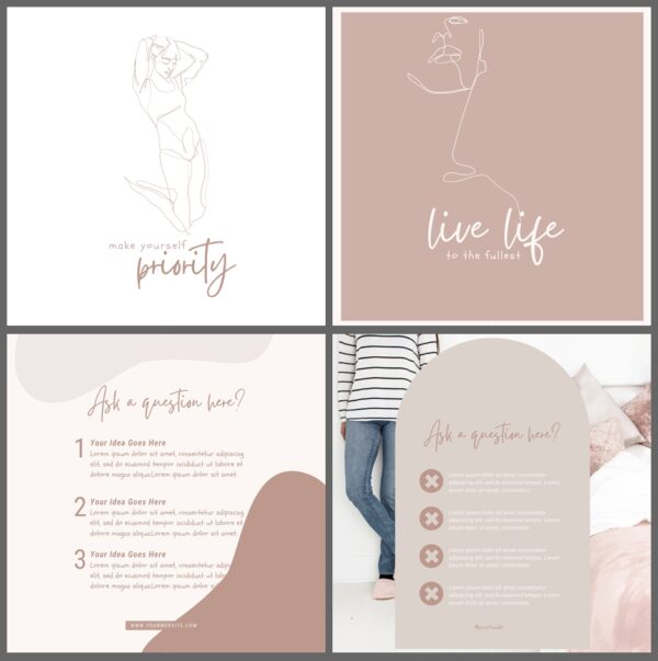 Instagram content ideas for a launch - Ivory Mix