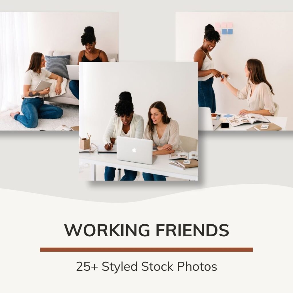 Working Friends (25+ Styled Stock Images) - Ivory Mix
