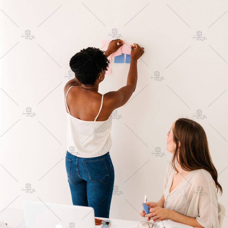 Working Friends Square Stock Photo 30 - Ivory Mix