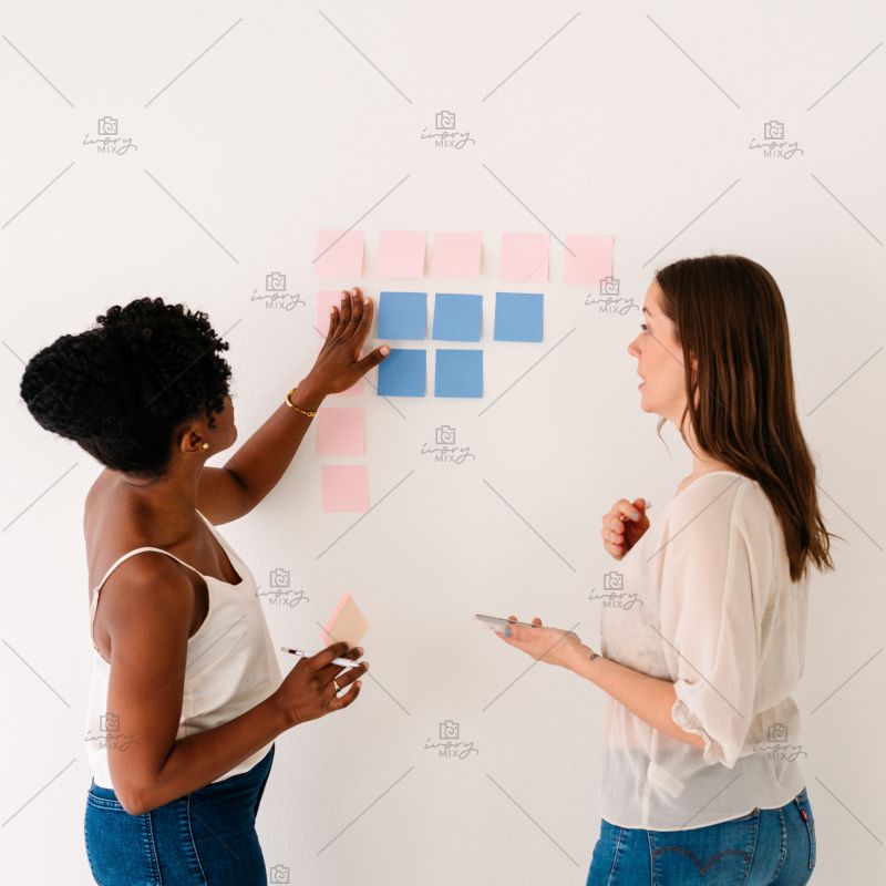 Working Friends Square Stock Photo 32 - Ivory Mix