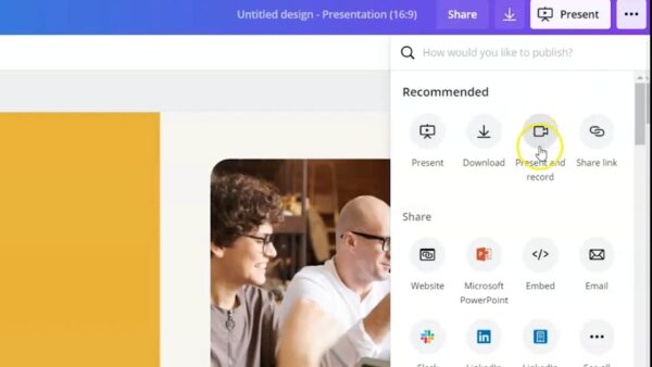 How to use Canva to make a presentations, go live, and record (compared ...