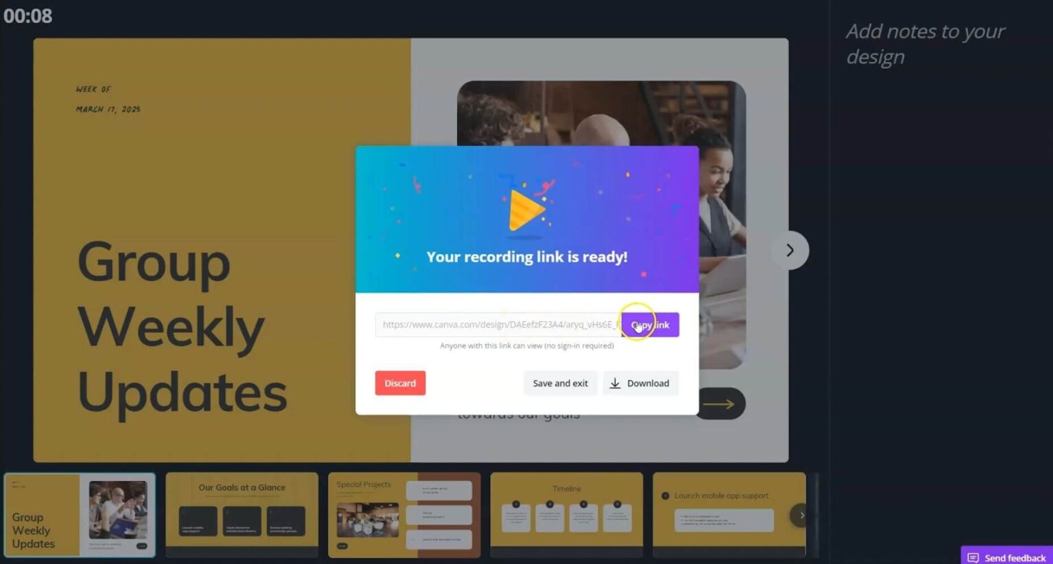 How to use Canva to make a presentations, go live, and record (compared ...