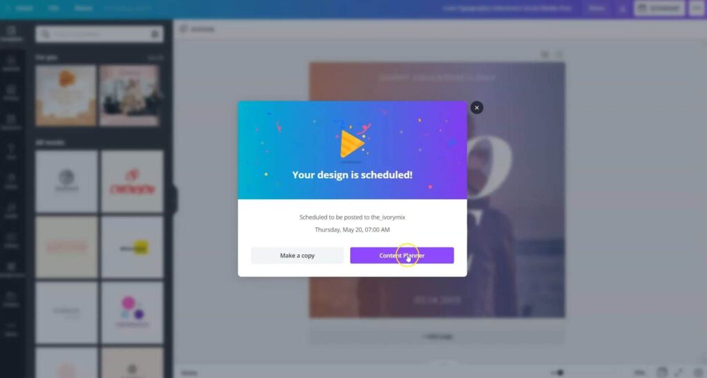 How to use canva content planner to schedule your social media (pros ...