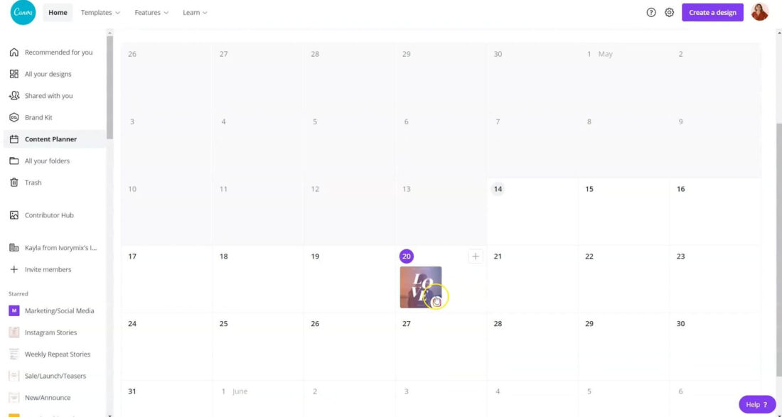 How to use canva content planner to schedule your social media (pros ...
