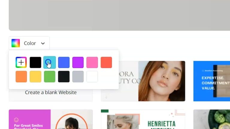 How to Create your website for FREE in Canva (pros and cons) - Ivory Mix