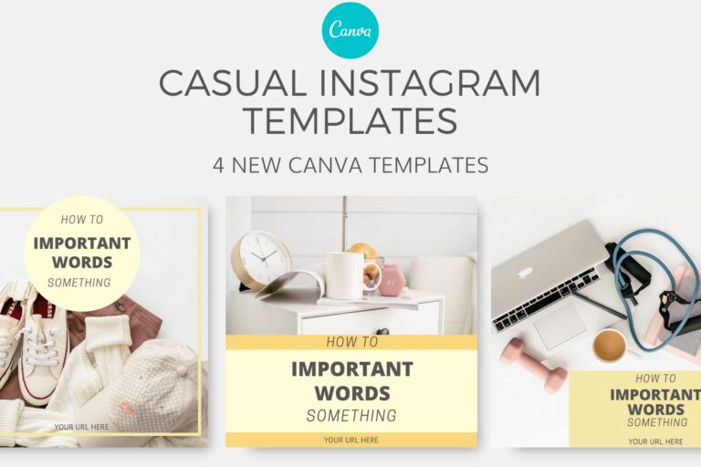 Essential Instagram Reel Or Tiktok Canva Templates