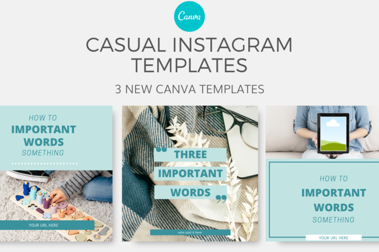 Instagram Carousel Tutorial Canva Template