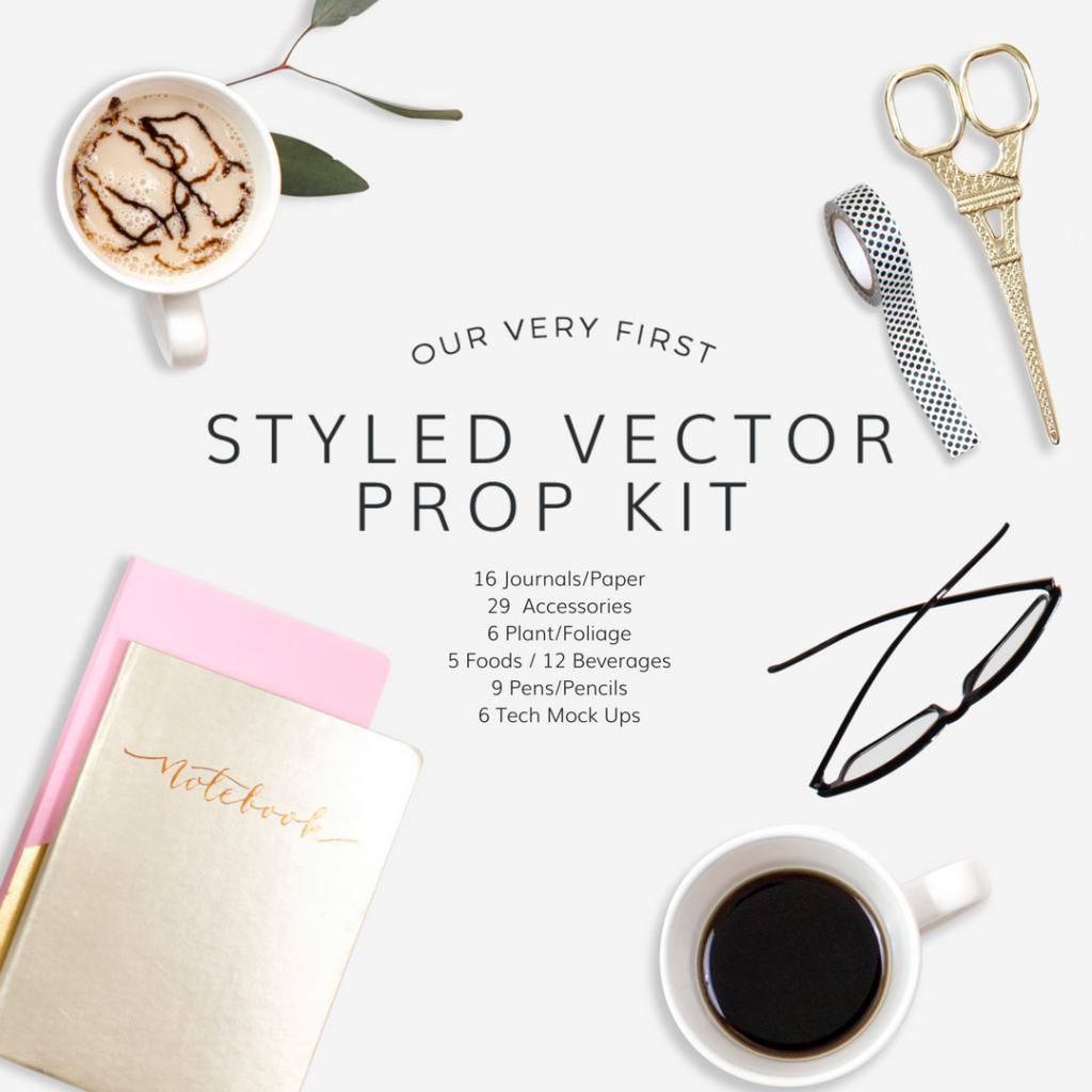 Styled Prop Kit - Scene Creator (250 Props) - Ivory Mix