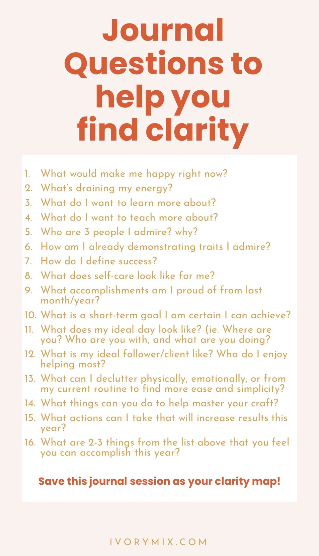 16 Questions to help you find clarity in your life as a content creator ...