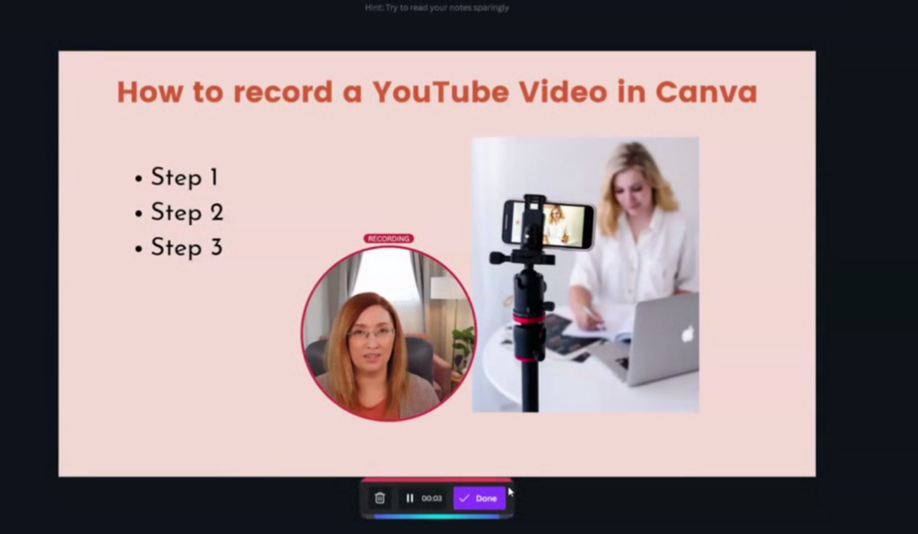 How To Record and Edit Your YouTube Videos in Canva - Ivory Mix