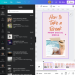 How to add MUSIC or VOICE OVER to Pinterest Idea Pins using CANVA ...