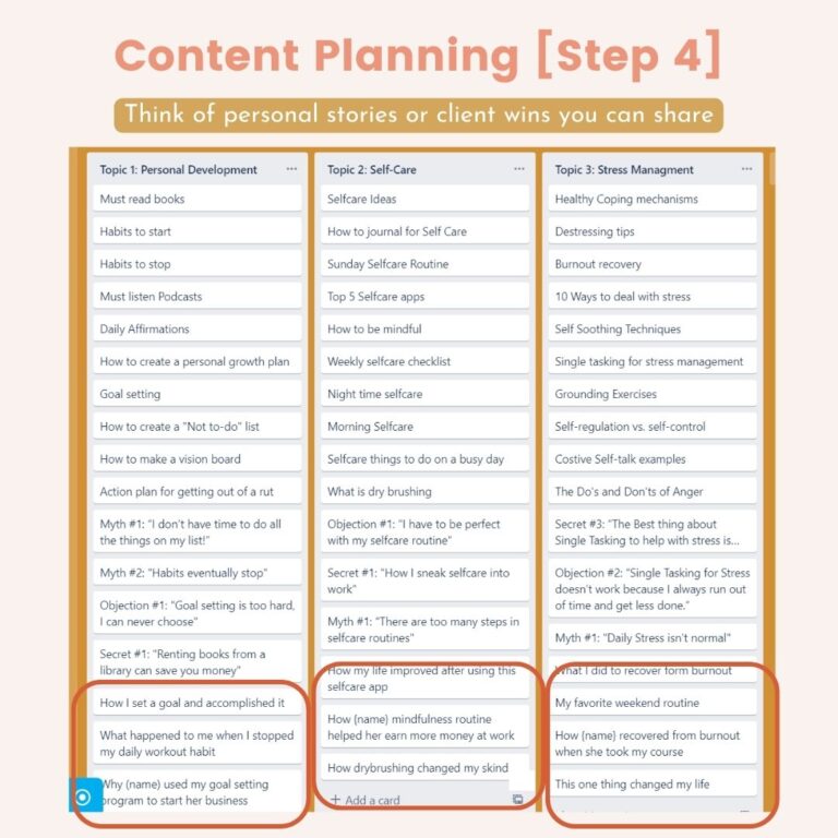 4 Steps to Create 50 Content Ideas - Ivory Mix