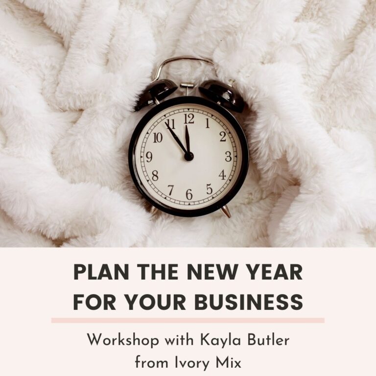 How to make a 12 month plan — Goals, Vision, and Content - Ivory Mix