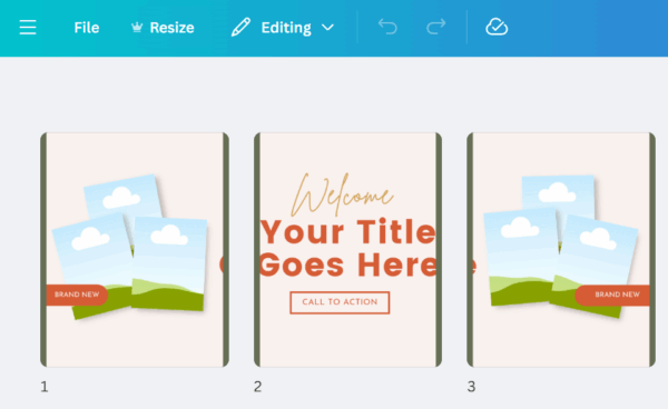 How to create a pinned 3-Part seamless banner on Instagram - Ivory Mix