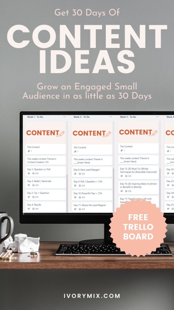 35 Content Ideas For Growing an Engaged Small Audience in 35 Days ...
