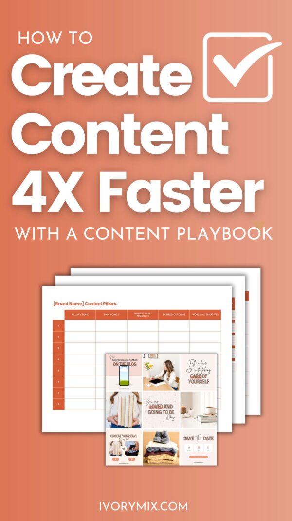 Create Content Faster with your own Content Planner and Playbook ...